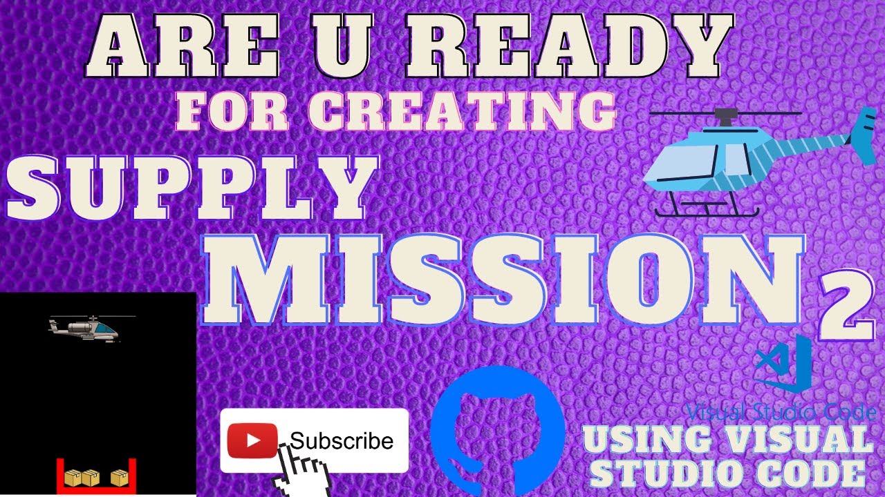 MC -23 How To Code For Supply Mission-3 | Visual Studio Code | Learn With Madhushri