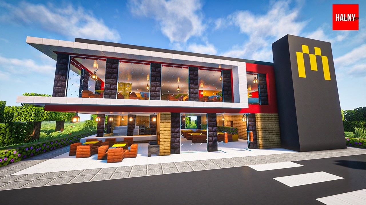 How to build a mcdonalds in minecraft - マイクラビルダーズ