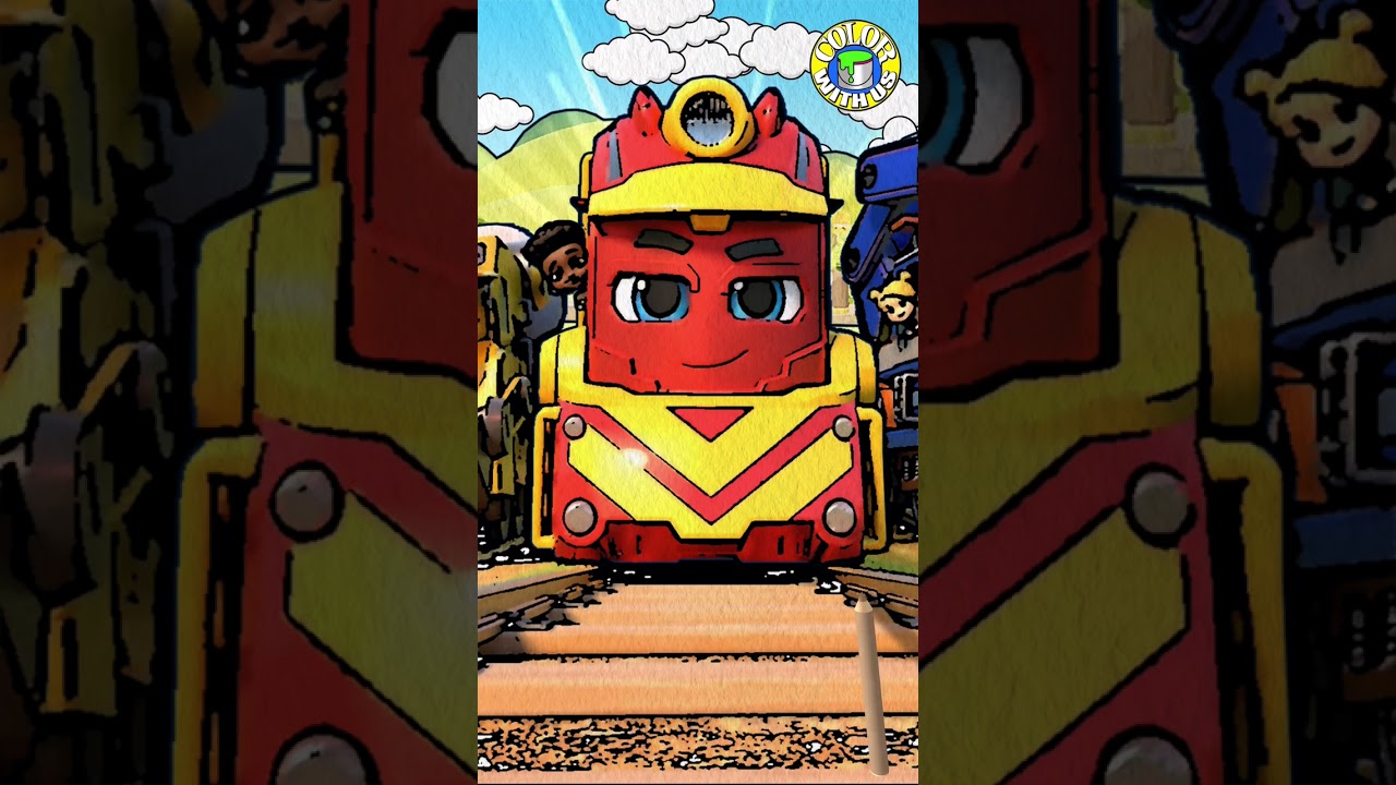 Mighty Express coloring Book #mightyexpress #coloring #netflix #forkids #shorts