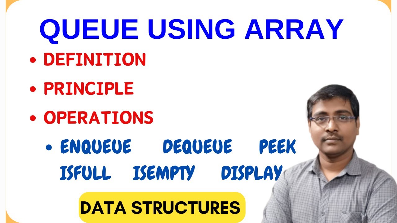 QUEUE INTRODUCTION | QUEUE IMPLEMENTATION USING ARRAYS | ENQUEUE | DEQUEUE | ISFULL |  DISPLAY | DS