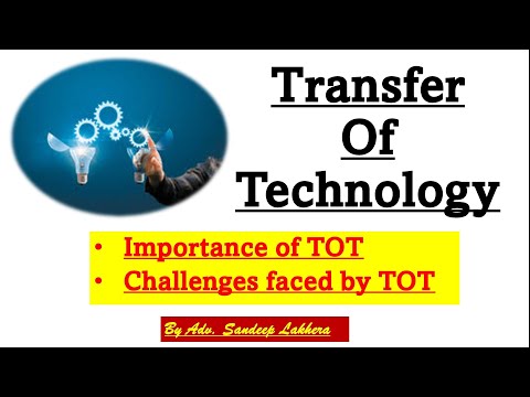 Importance of Transfer of Technology - in Hindi #technologytransfer