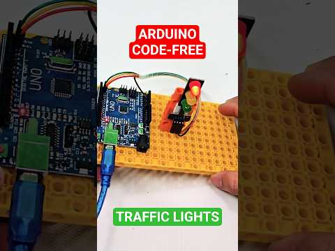 No Code Arduino #1 – Step-by-Step Traffic Light Tutorial #arduino #mixly #shorts