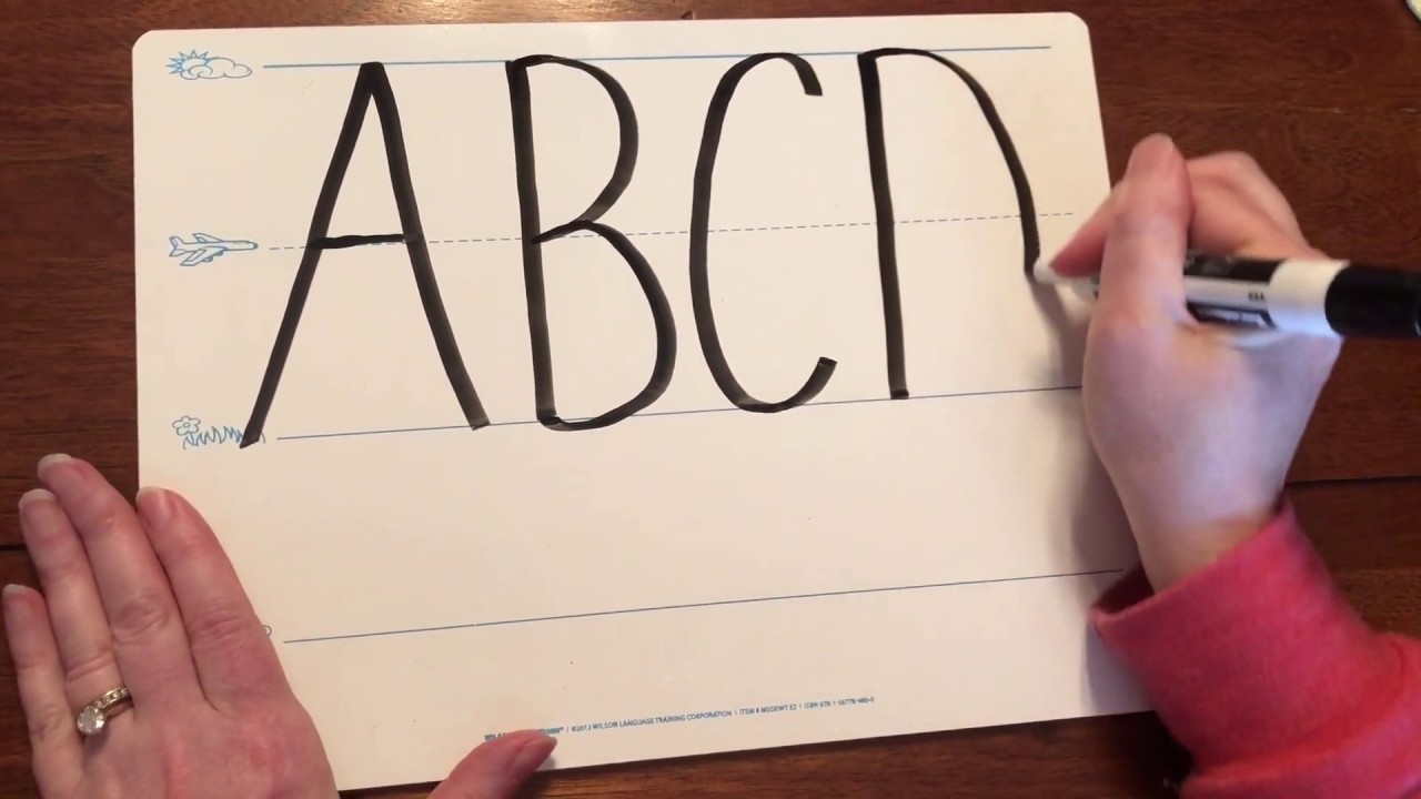 Uppercase Letters - Letter Formation