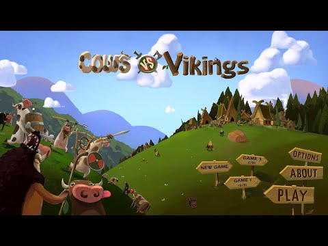 Cows vs Vikings- Free Tower Defence, strategy game online to Play Without Downloading or Installing