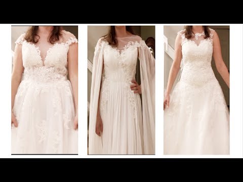 Azazie Wedding Dress Try On | Husband Reactions