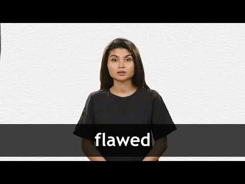 FLAWED definición y significado | Diccionario Inglés Collins