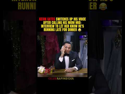 Kevin Gates switched up his voice real quick when he called his mom to say he’d be late for dinner!