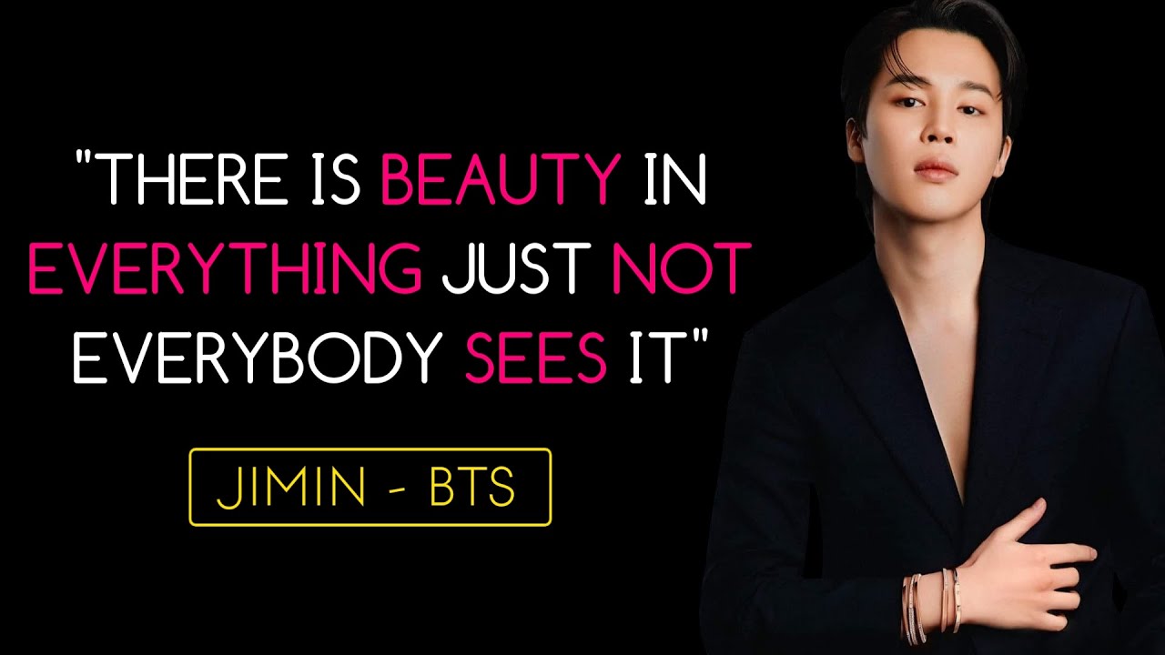 BTS JIMIN - QUOTES | PARK JIMIN | BTS QUOTES | BTS | JIMIN | #jimin #quotes