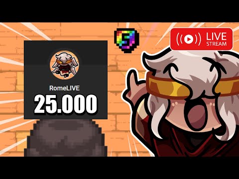 Hitting 25,000 Subscribers While I Play Isaac (THANK YOU!!!)
