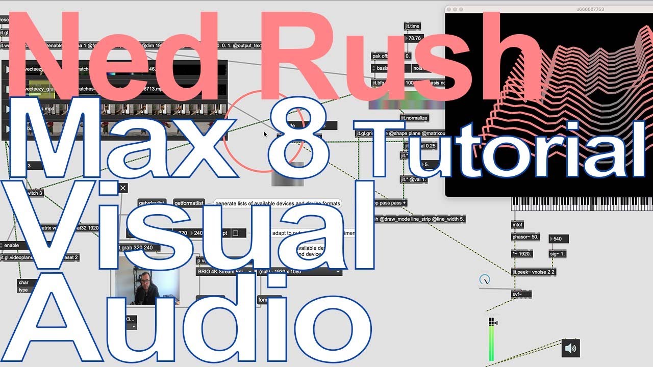 Max 8 Tutorial - Visual Audio = Ned Rush