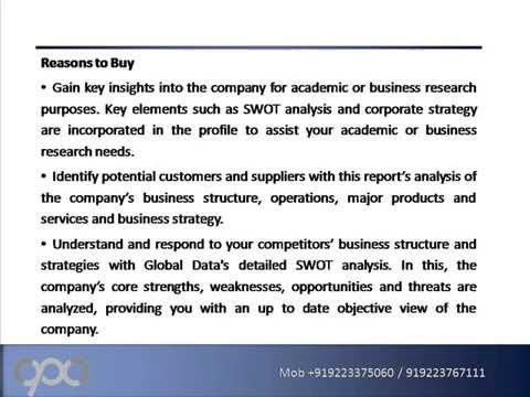 Environmental Systems Research Institute, Inc Strategic SWOT
