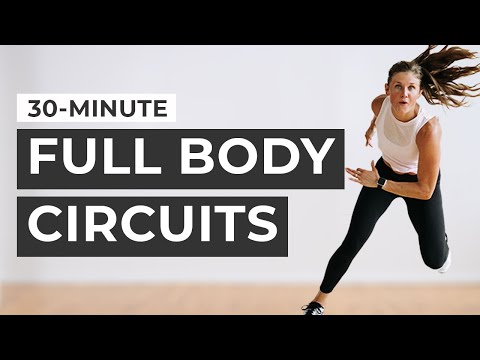 30-Minute Full Body CIRCUIT WORKOUT with Dumbbells π₯