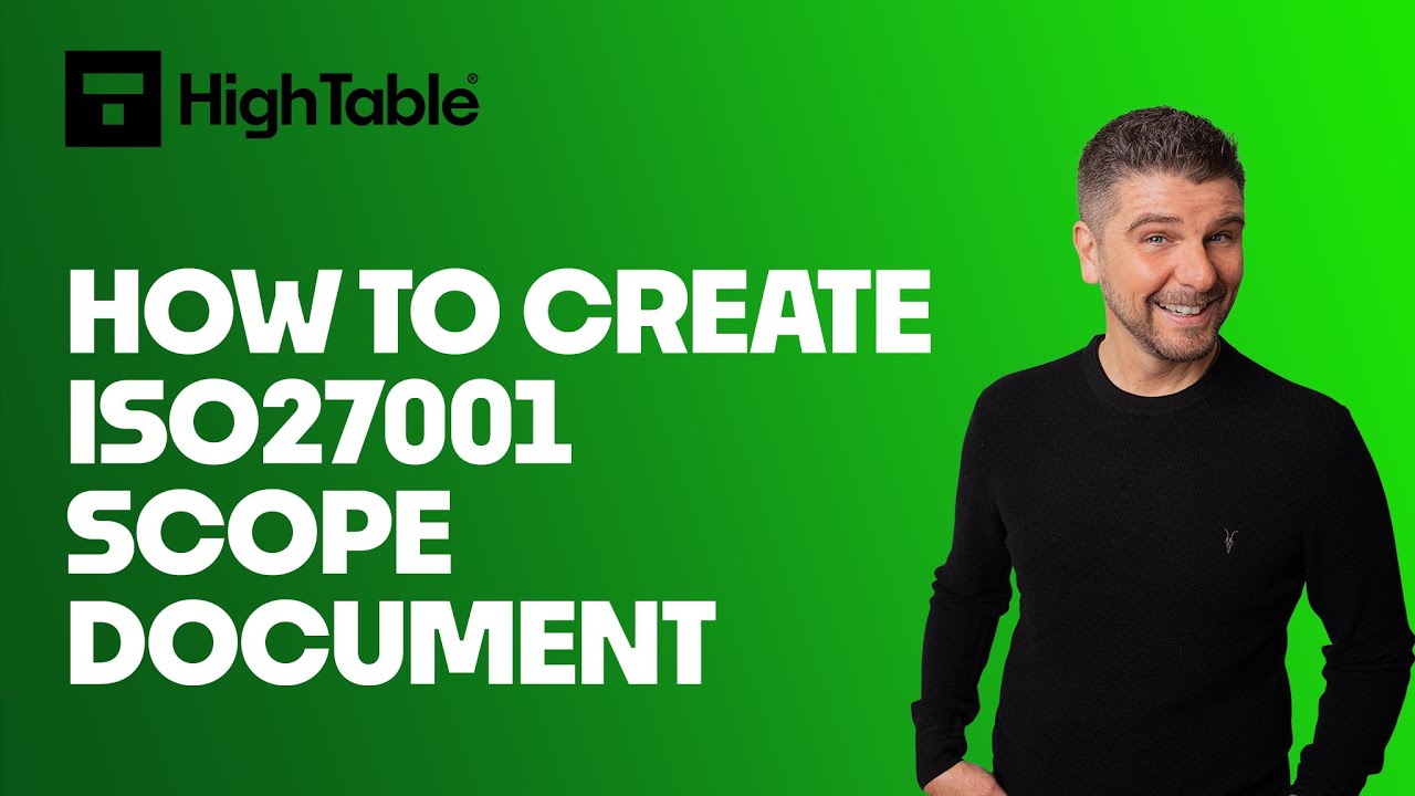How to create an ISO 27001 Scope Document  in under 5 minutes | ISO 27001 with Stuart