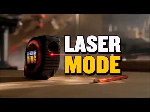 Measure King 3 in 1 Digital Laser Level Tape Measure Back lit LED Universal Laser Measuring Tool