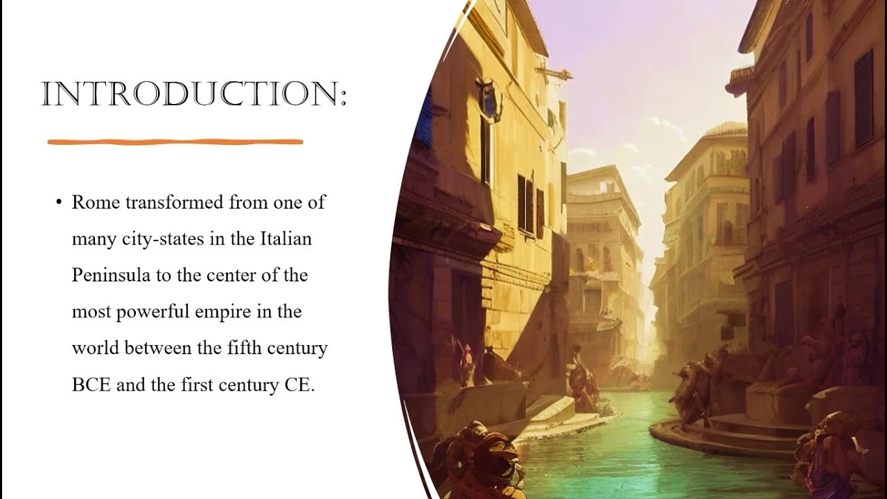 Rise Of Rome: A PowerPoint Presentation.