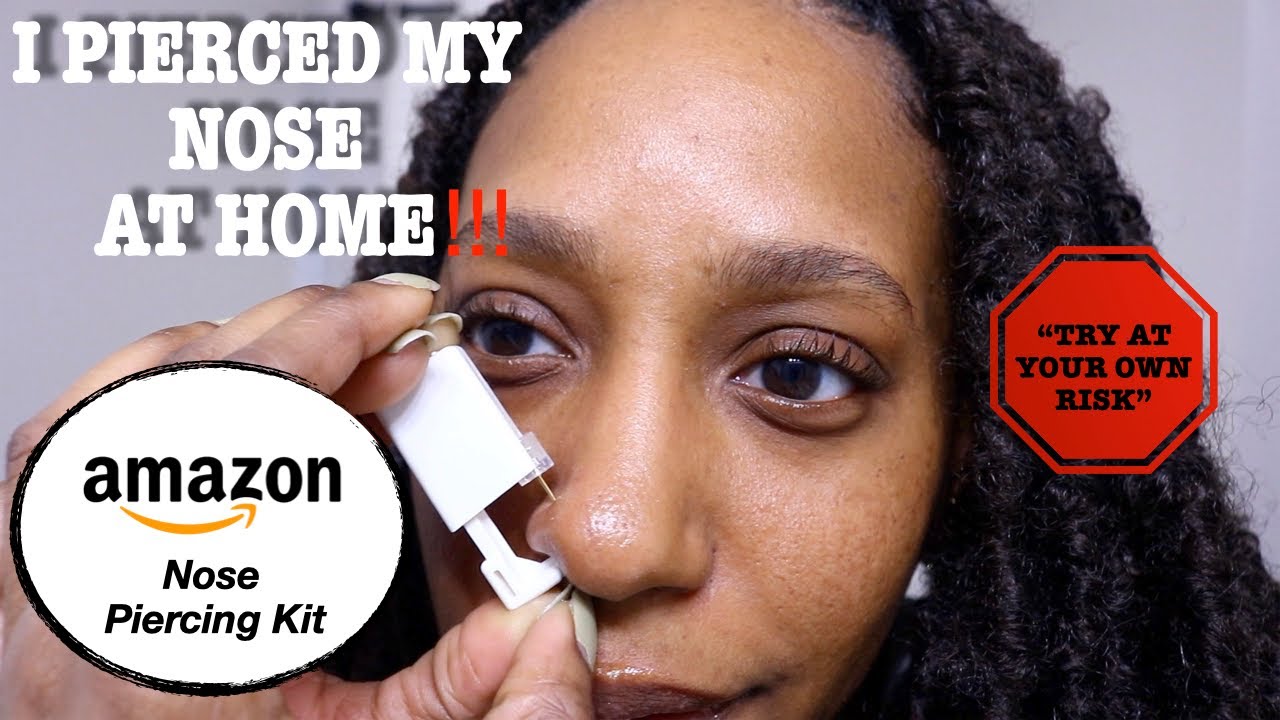 DIY Nose Piercing| Amazon Nose Piercing Kit| Easy & Painless