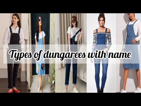 Types of dungarees for girls and women with name//Types of dungarees with name