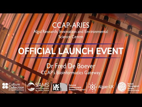 CCAP-ARIES Launch Event - CCAP’s Bioinformatics Gateway - Dr Fred De Boever