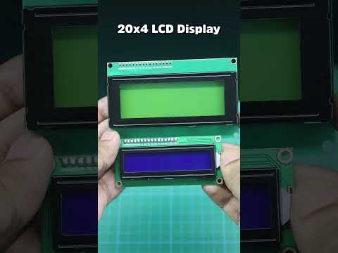 20x4 I2C LCD Display Module | #electronics #arduino