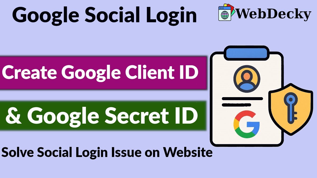 How to Add Google Login Using Client ID & Secret | PHP / Laravel Tutorial