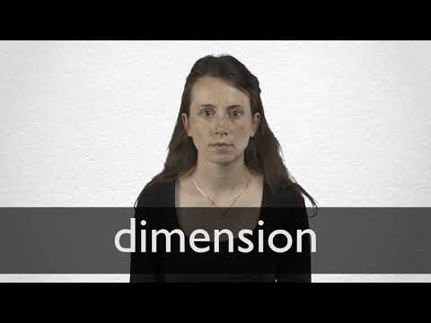 DIMENSION definition and meaning | Collins English Dictionary