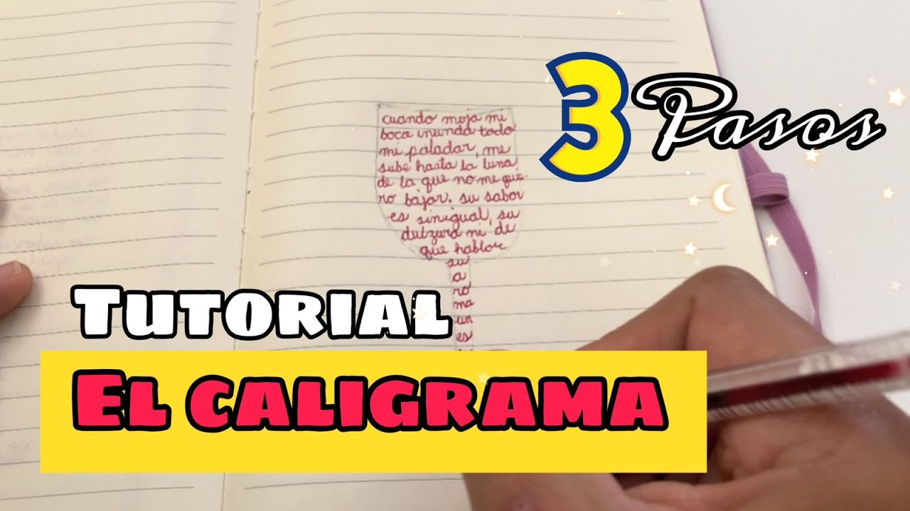 ✅Tutorial del Caligrama | En 3 Pasos