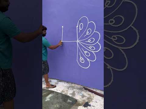 How to draw Peacock ???? With 4 Number step by step tutorial for beginners | AP Drawing Peacock #art