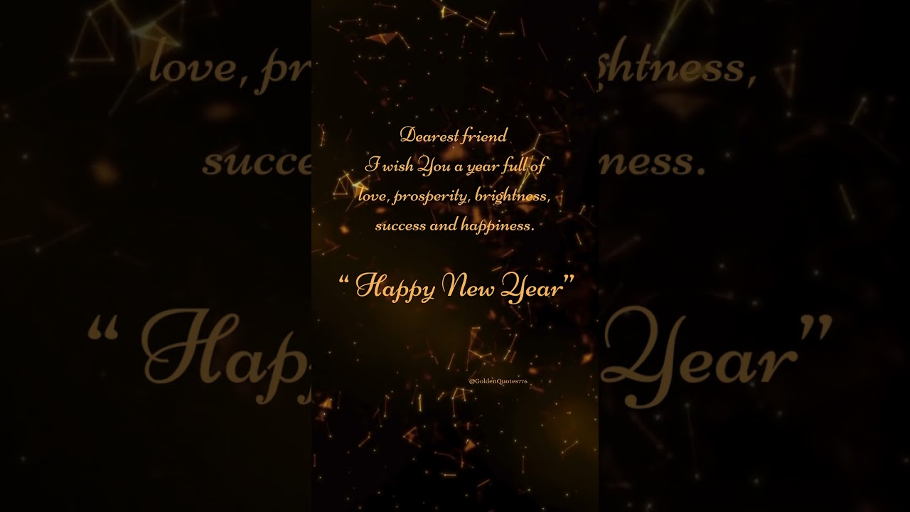 Happy New Year wishes for Best Friend  🎉😍😍 | Happy New Year 2025 | #shorts #happynewyear #2025