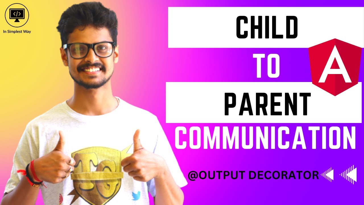 Use Child to Parent Component Communication using @Output Decorator | Angular @output decorator