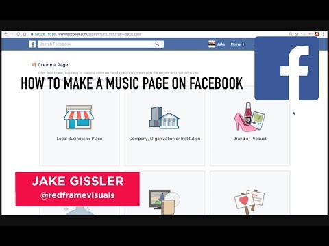 How to start a music page on Facebook