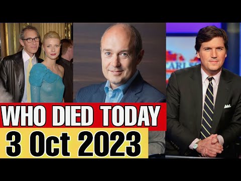 50 Famous Celebrities Who Died Today on 3rd October 2023 / USA Celebrity deaths !! WHO DIED TODAY