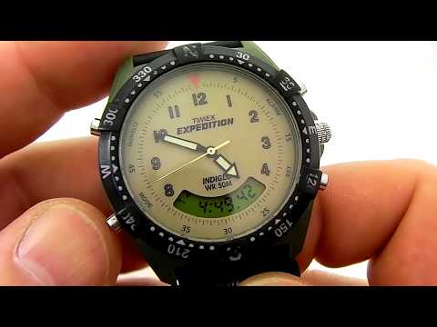 Vintage Timex Indiglo Expedition Alarm Demo