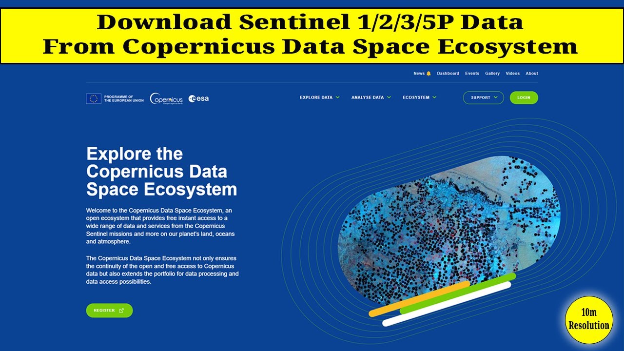 Download Sentinel 2 Image from Copernicus Data Space Ecosystem in 2024