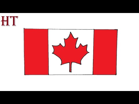 How To Draw The Canadian Flag Step by Step – I'm Youtuber – Follow my ...