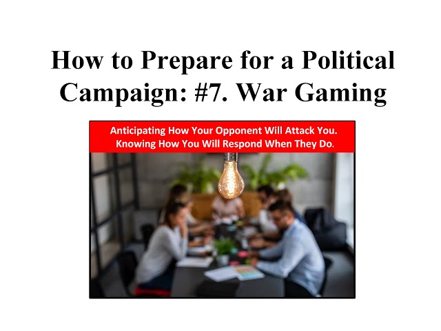 Mastering Political Campaigns: The Importance of War Gaming | Galaxy.ai
