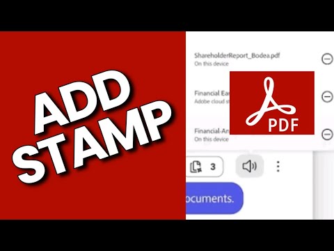 How to Add Stamp in Adobe Acrobat 2025?