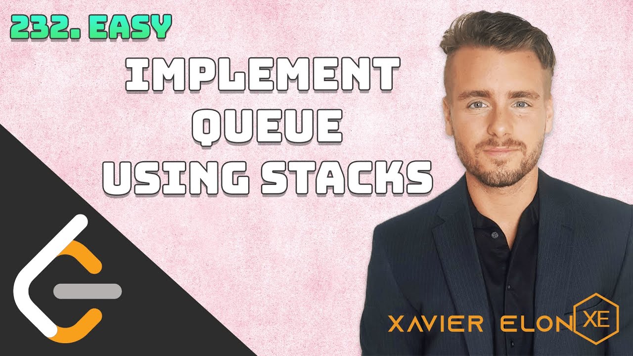 LeetCode 232 | Implement Queue Using Stacks | Solution Explained (Java + Whiteboard)