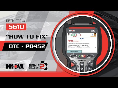 Innova How to Fix P0452 2012 TOYOTA MATRIX Diagnostic Trouble Code