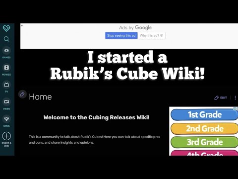 I started a Rubik’s Cube Wiki and I need YOUR help!