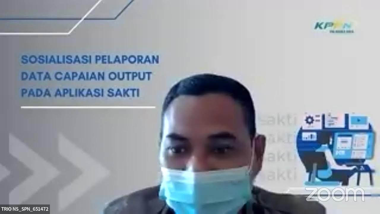 Sosialisasi Pelaporan Data Capaian Output Pada SAKTI Tahun 2022