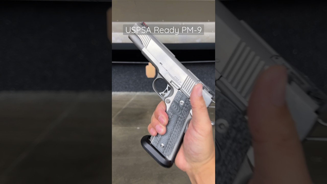 USPSA Single Stack Ready - Dan Wesson PM-9 9mm Pistol with Magwell #1911 #uspsa #singlestack