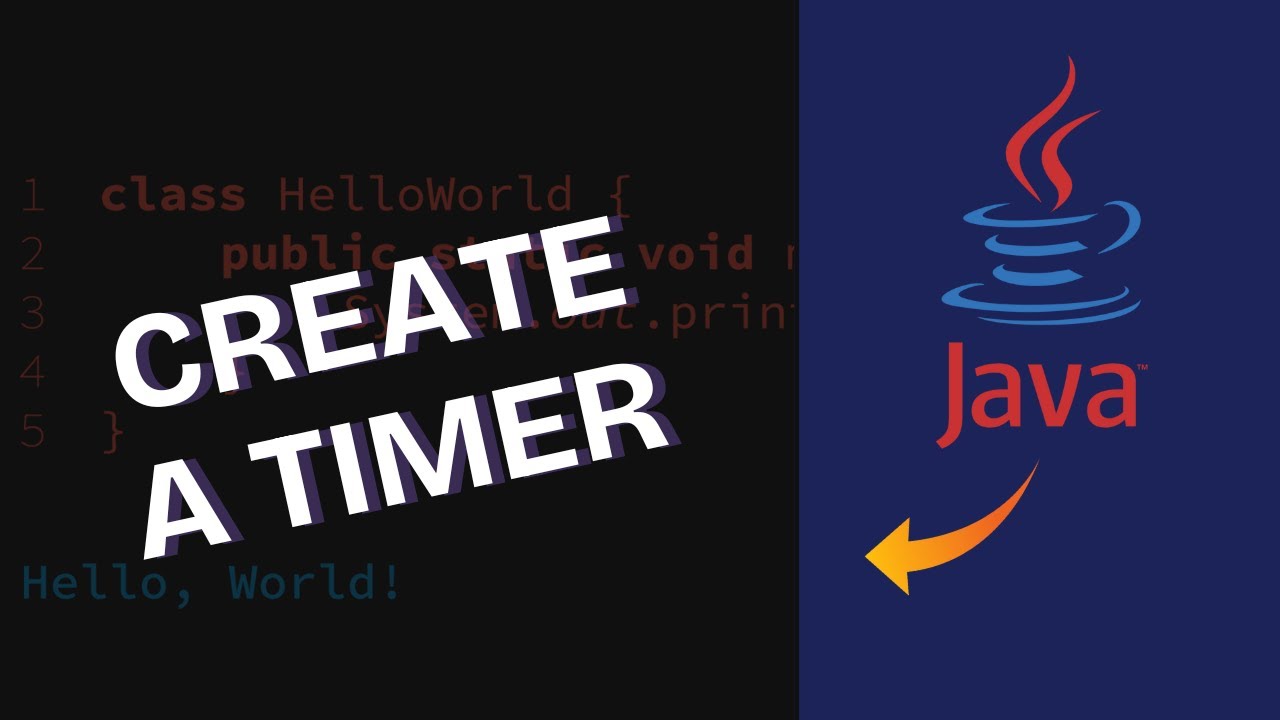 How to Create Timer in Java 2025?