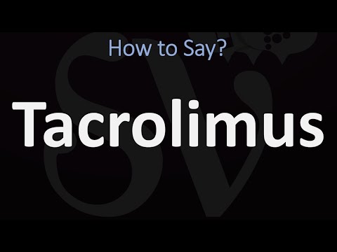 How to Pronounce Tacrolimus? (CORRECTLY)