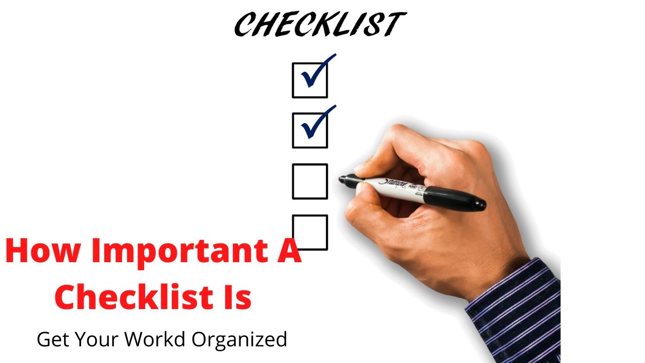 How Important Checklist is
