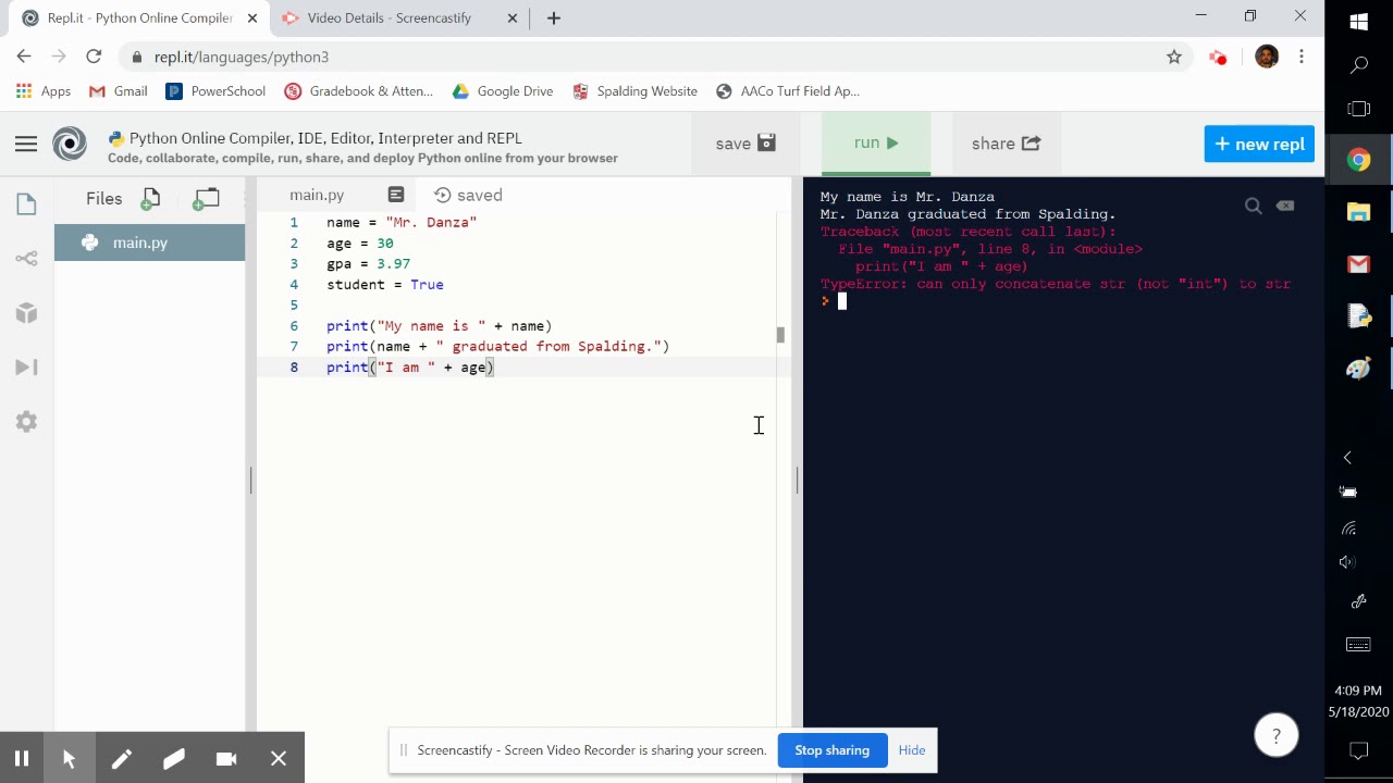 The str() Function | Intro To Python