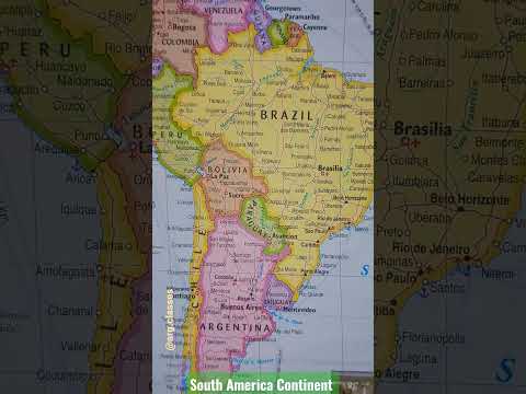 South America Continent Maps ||Aryan Sir || #map #geography #southamerica