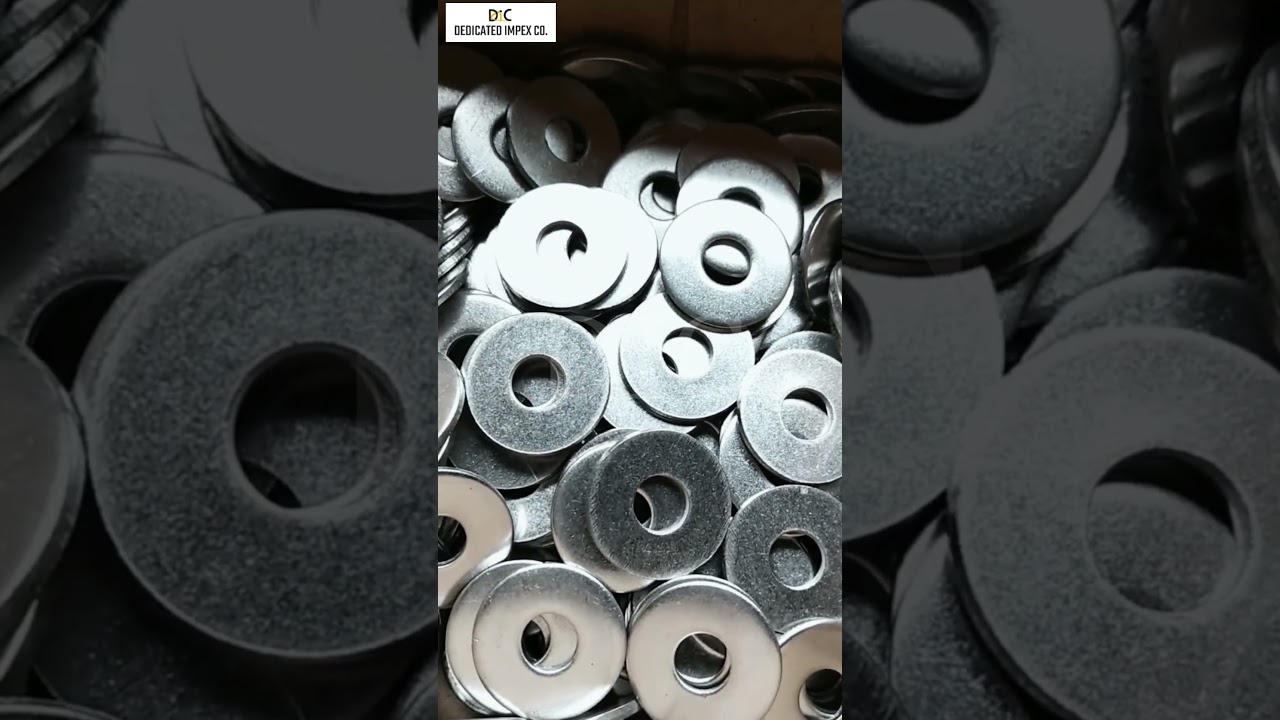 Flat Washers Production | Washers | DIC #fasteners