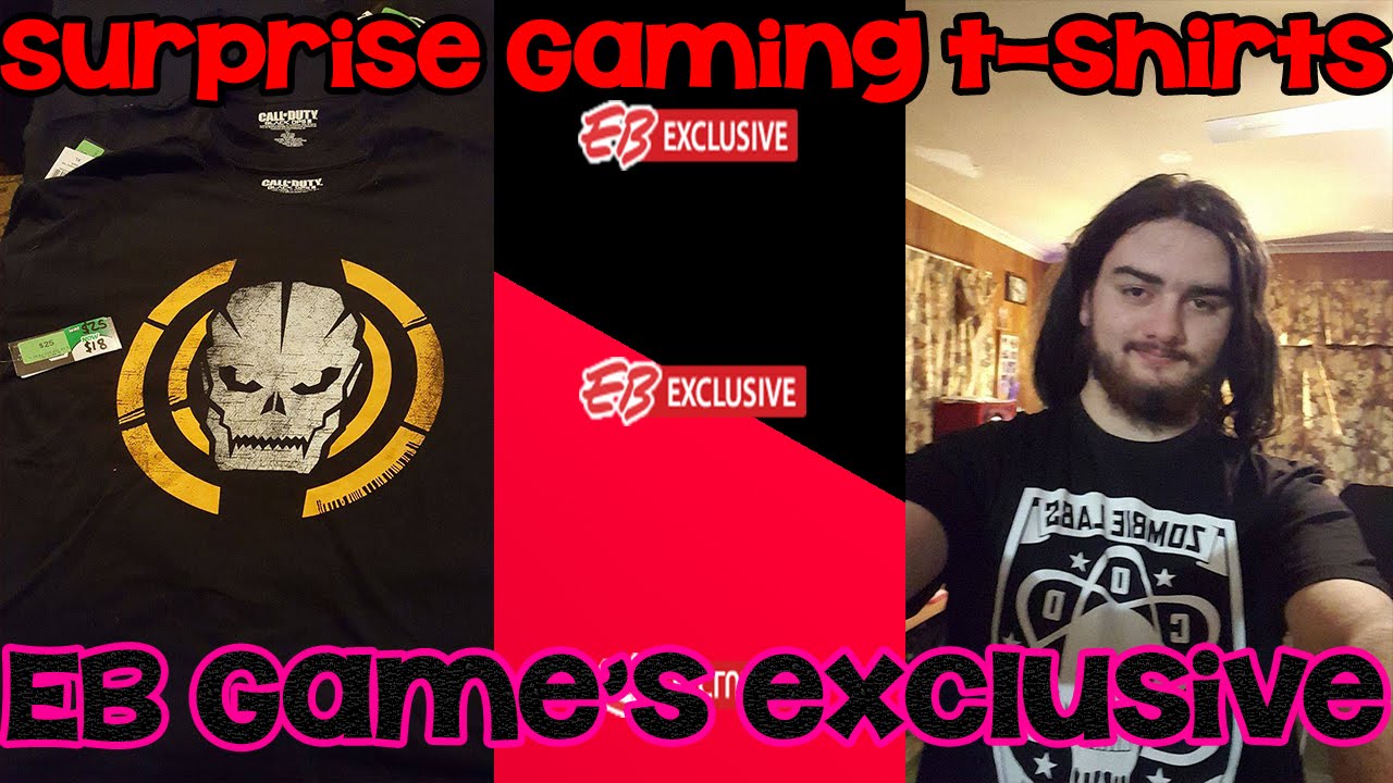 Surprise Gaming t-shirts EB Game's exclusive
