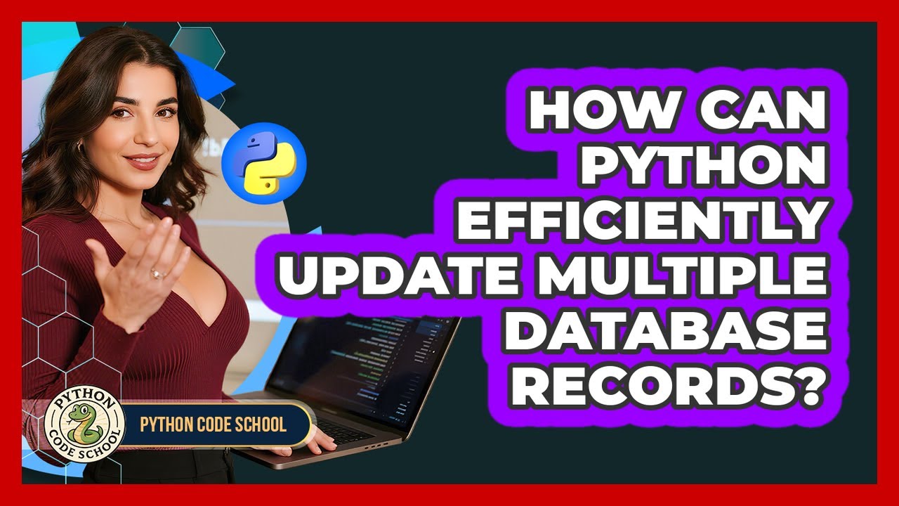 How Can Python Efficiently Update Multiple Database Records? - Python Code School