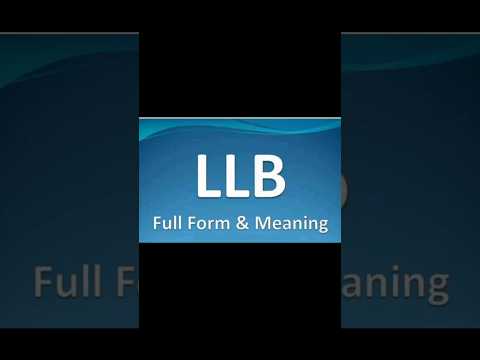 What does LLB stands for? #shorts #llb #law #bachelors #bacheloroflaw